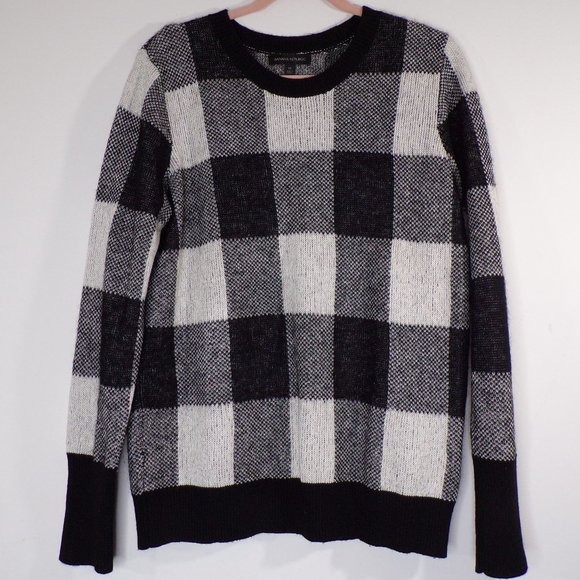 Banana Republic | Sweaters | Banana Republic Mohair Blend Buffalo Plaid ...